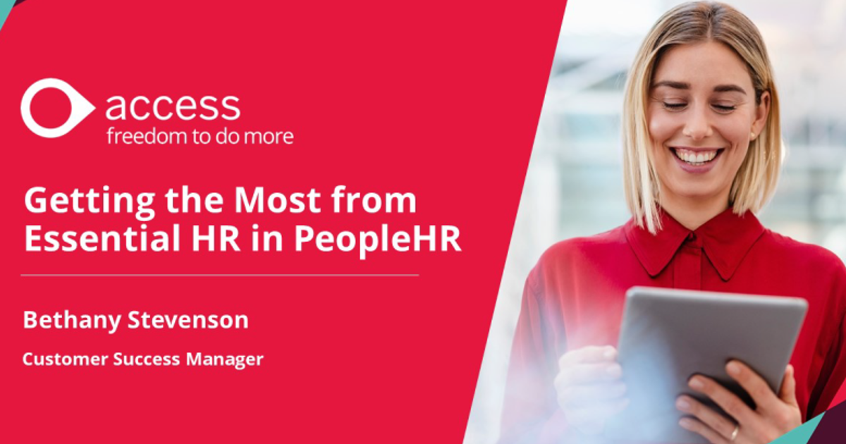 Getting the Most from Essential HR in PeopleHR | Webinar